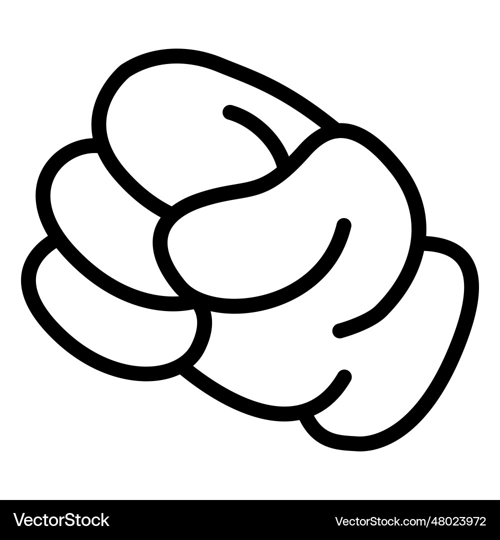 Clenched fist cartoon Royalty Free Vector Image