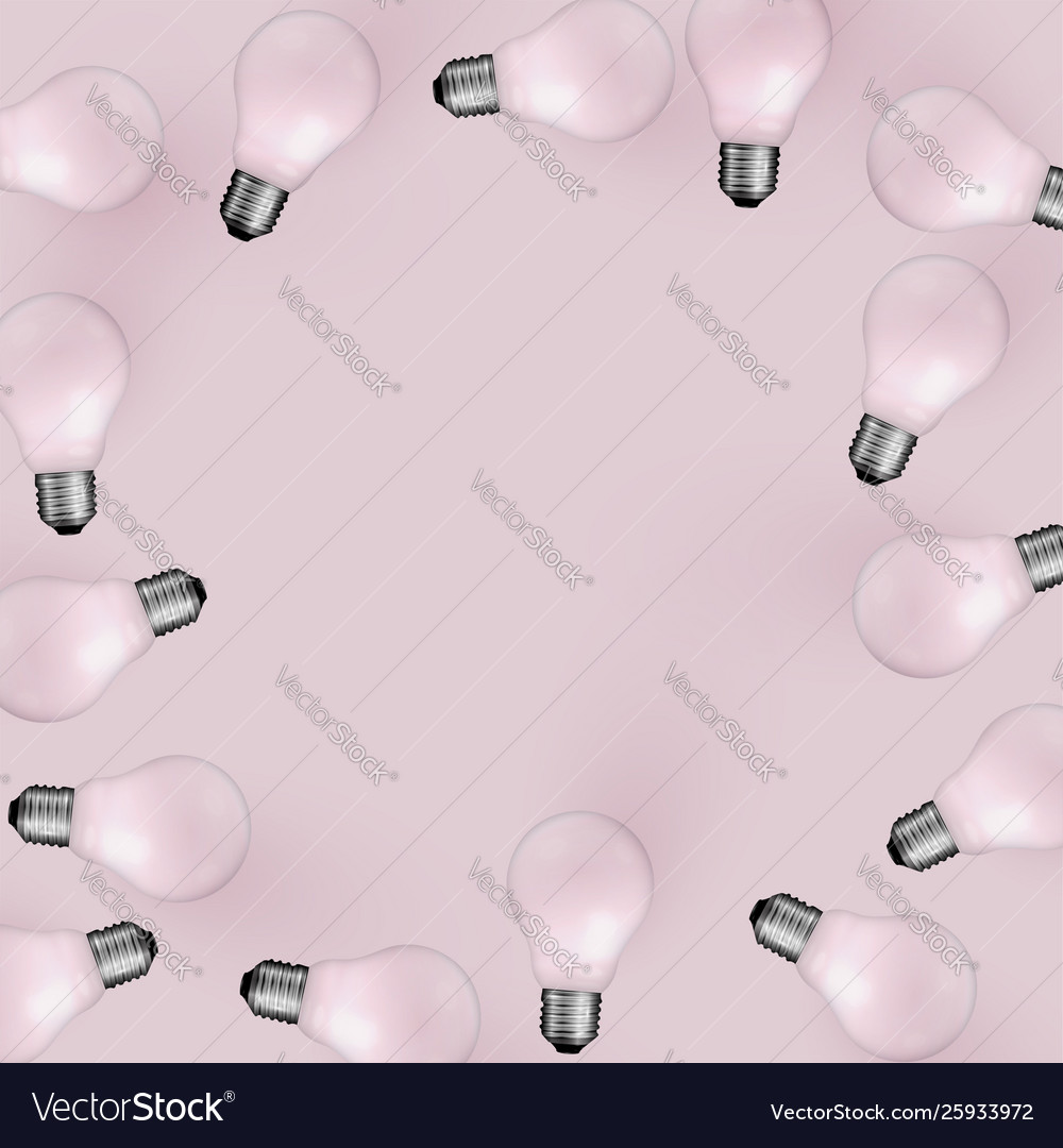 High detailed realistic light bulb Royalty Free Vector Image