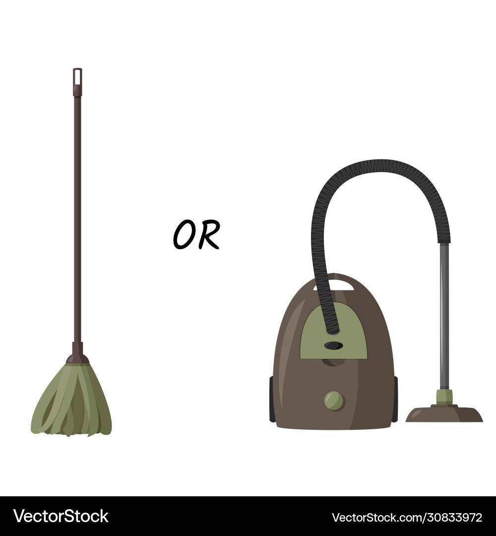 Home vacuum cleaner isolated on white background Vector Image