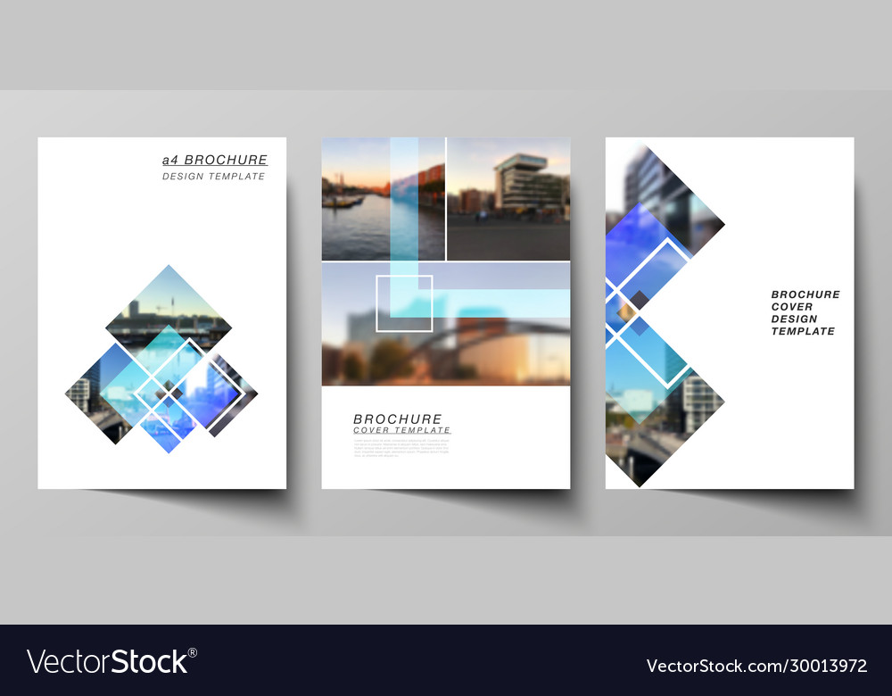 Layout a4 format modern cover Royalty Free Vector Image