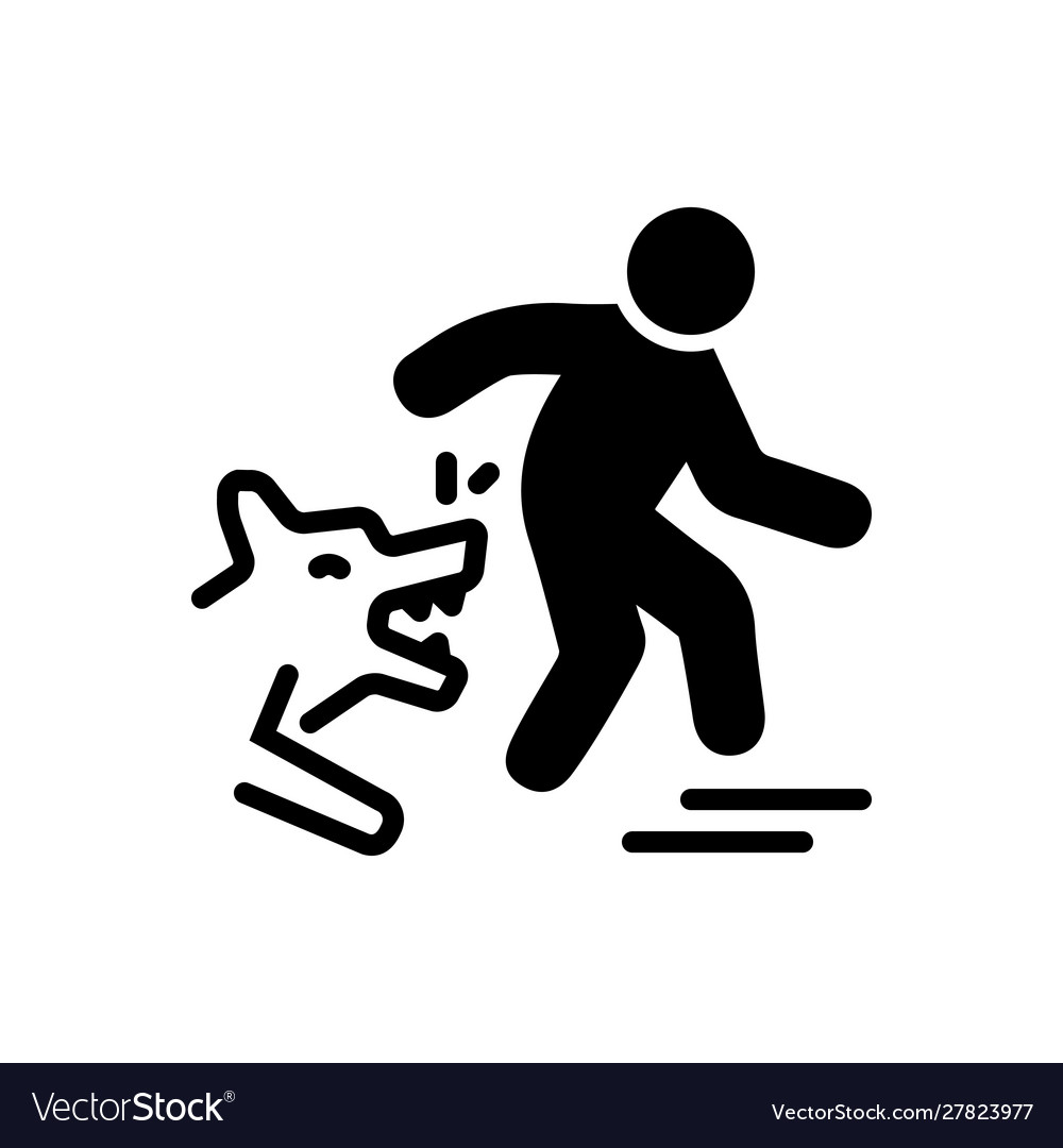 Dog bites Royalty Free Vector Image - VectorStock