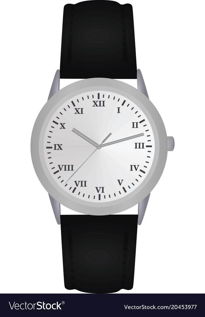 Hand watch Royalty Free Vector Image - VectorStock