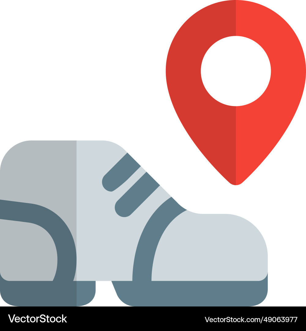 Looking for a vintage shoe stores location Vector Image