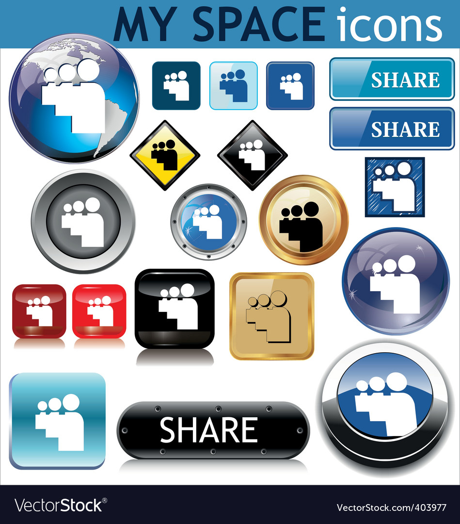 Space icons set Royalty Free Vector Image - VectorStock