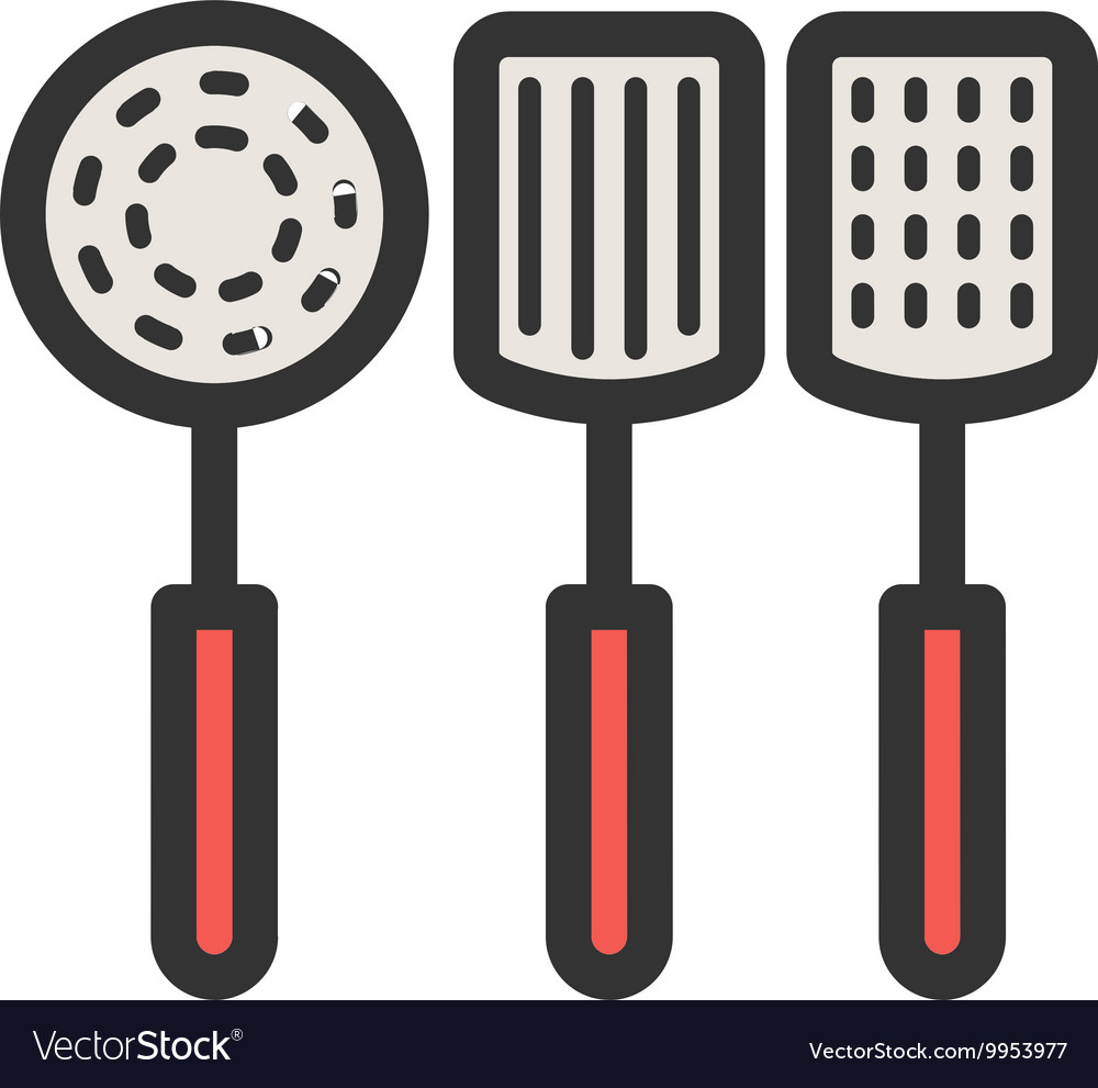 Spatulas Royalty Free Vector Image - VectorStock