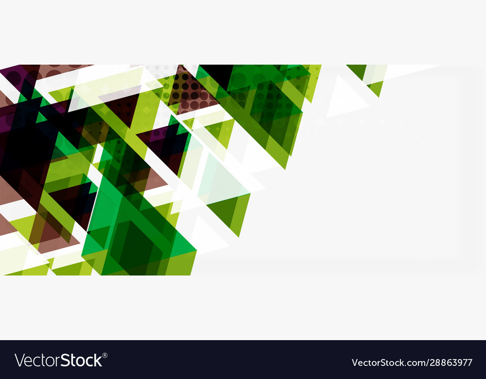 Triangle geometric abstract composition Royalty Free Vector