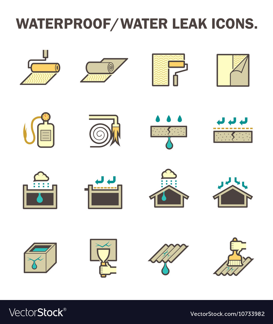 Waterproicon Royalty Free Vector Image - VectorStock
