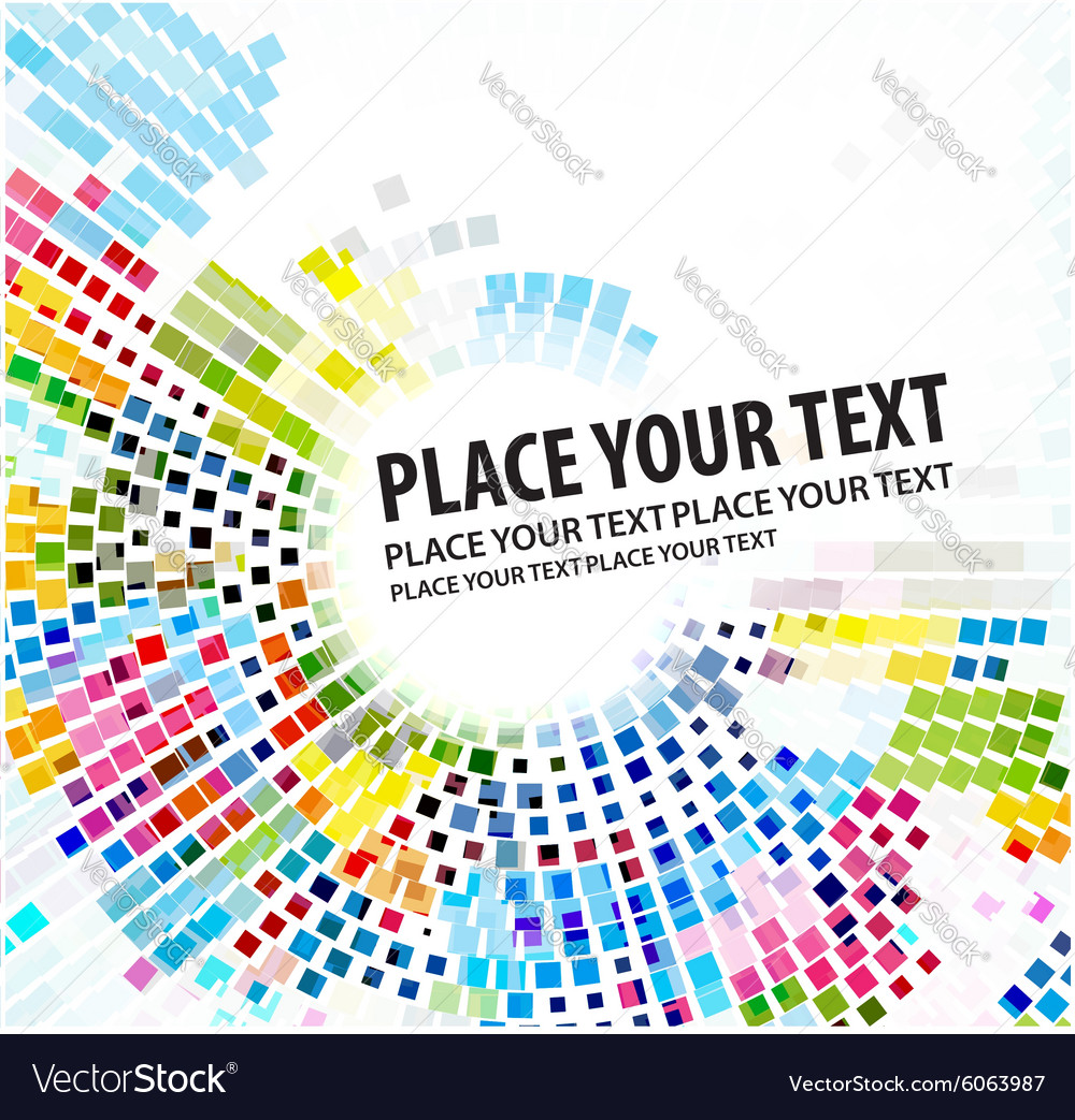 Abstract mosaic background Royalty Free Vector Image