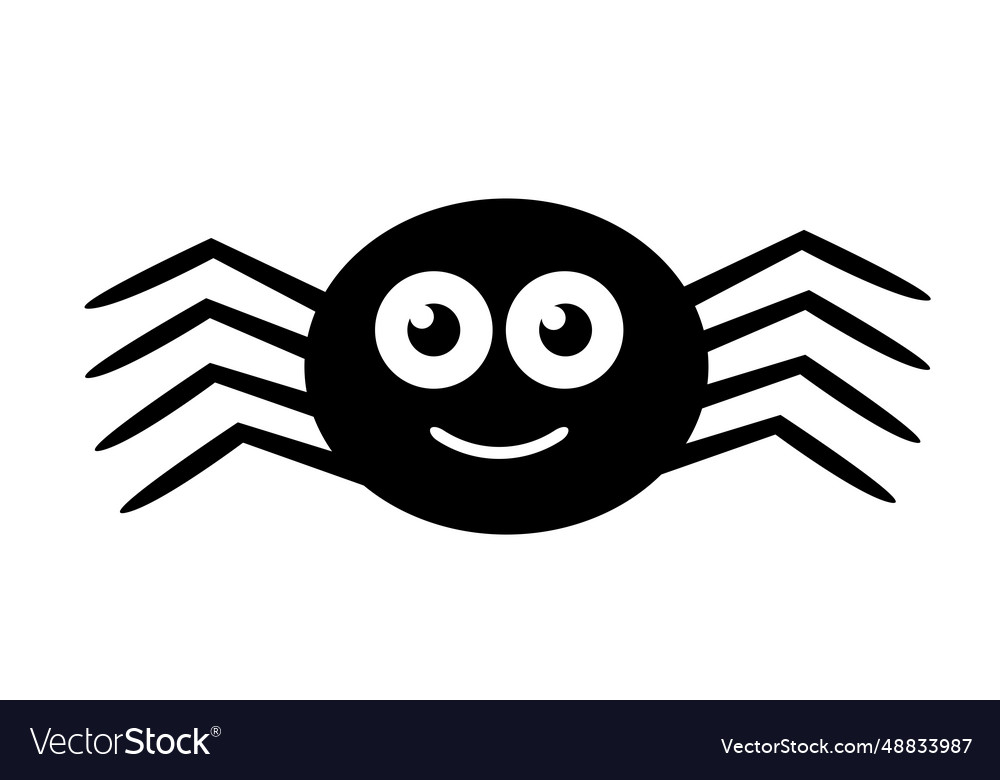 Cute spider Royalty Free Vector Image - VectorStock