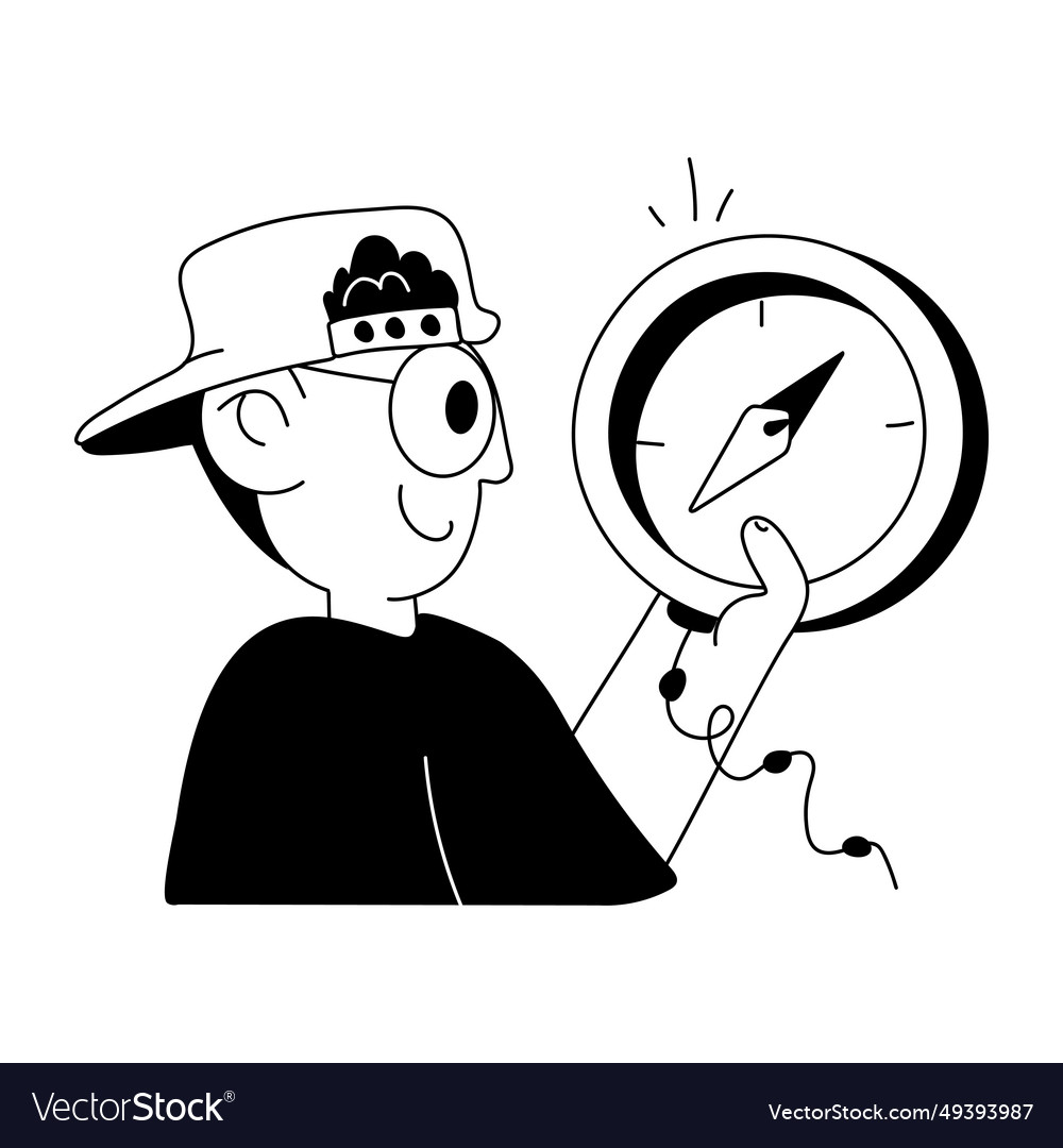 Direction compass Royalty Free Vector Image - VectorStock