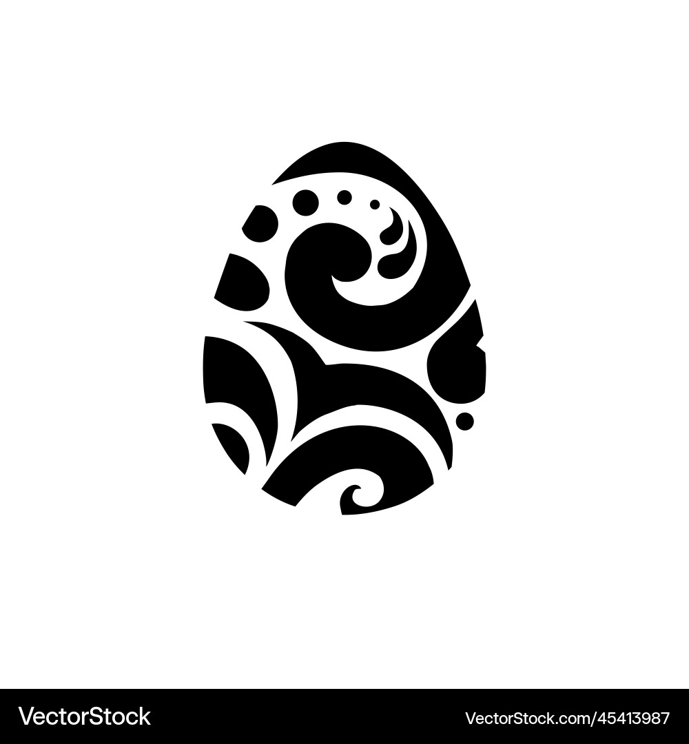Easter egg 2 Royalty Free Vector Image - VectorStock