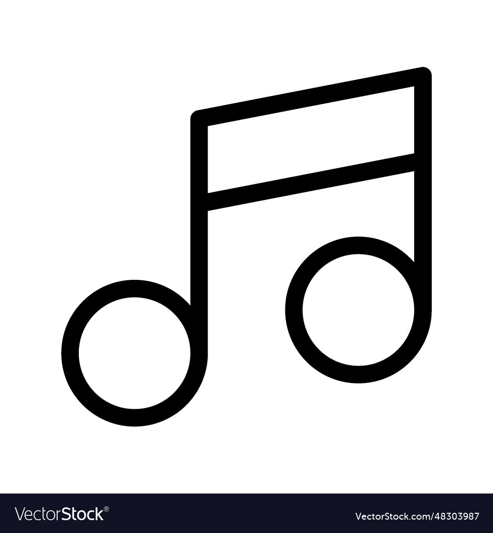 Music notes icon Royalty Free Vector Image - VectorStock