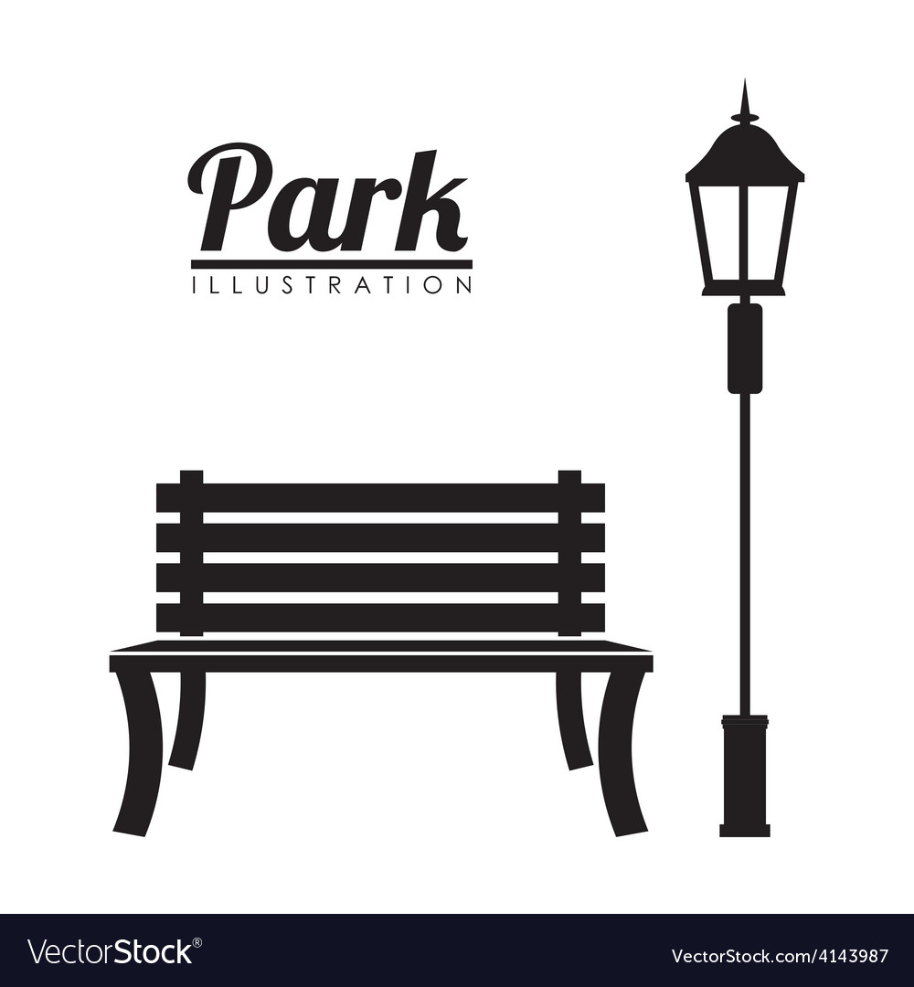 Park design Royalty Free Vector Image - VectorStock
