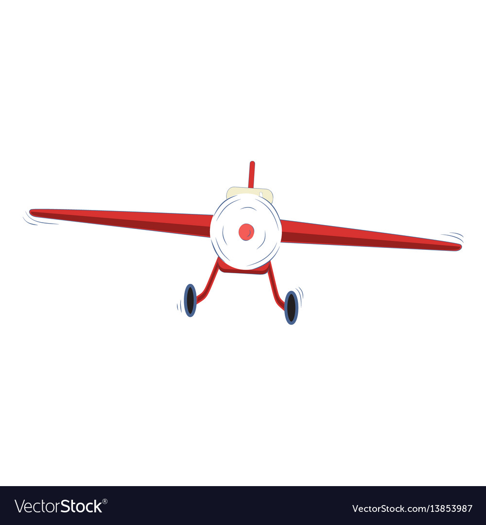 Small plane Royalty Free Vector Image - VectorStock