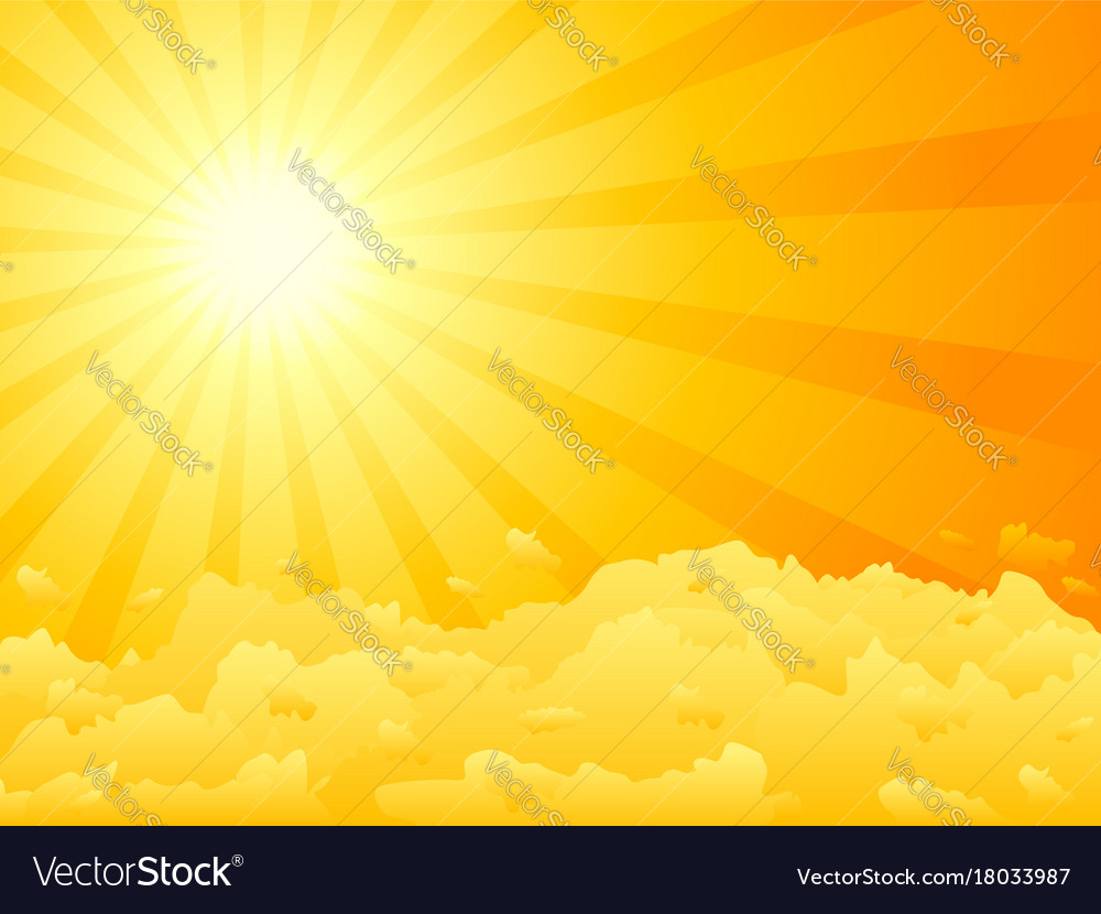 Sunset Royalty Free Vector Image - VectorStock