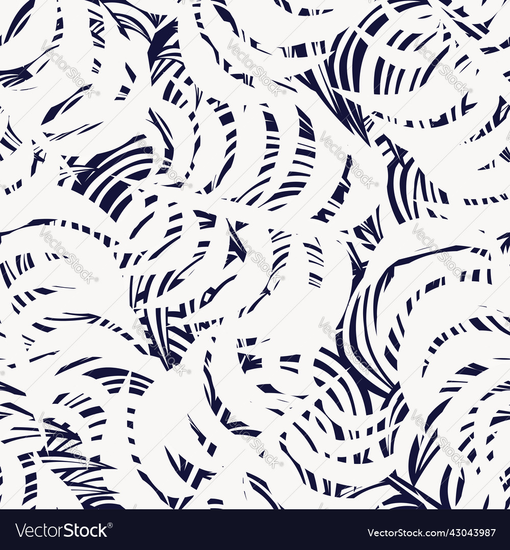 Tropical leaf seamless pattern design Royalty Free Vector