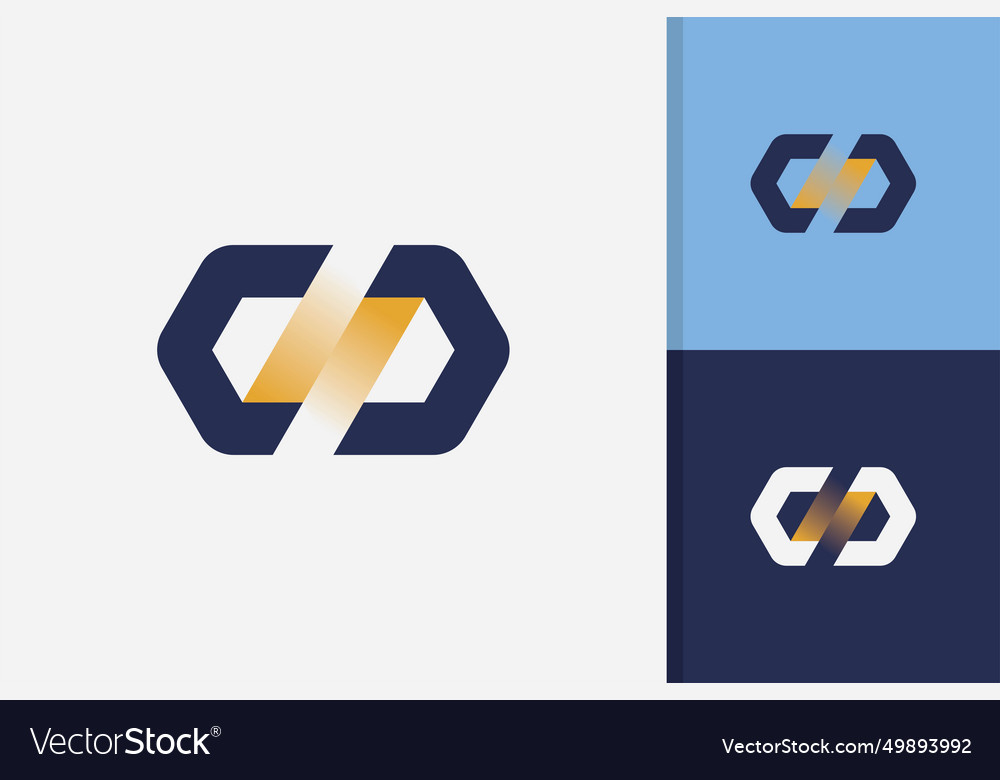 Abstract electrical logo Royalty Free Vector Image