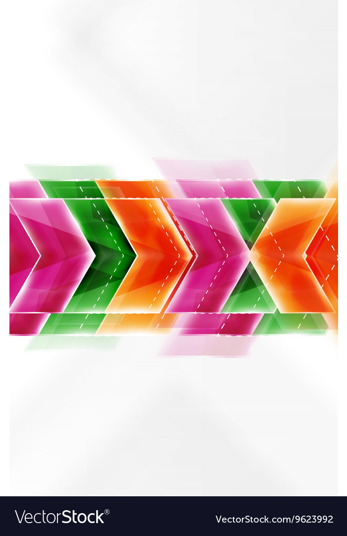 Arrow abstract background Royalty Free Vector Image