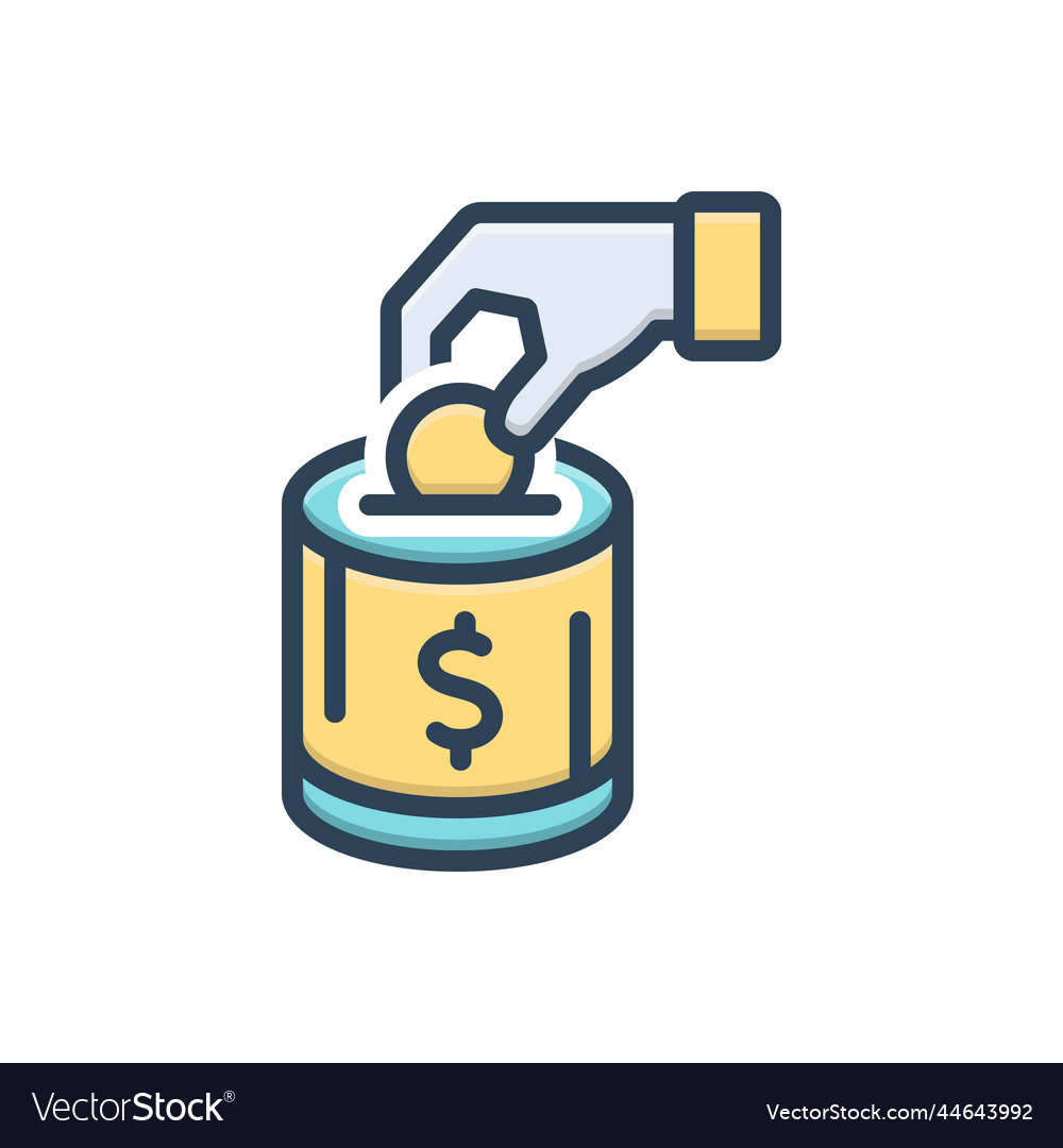 Donations Royalty Free Vector Image - VectorStock