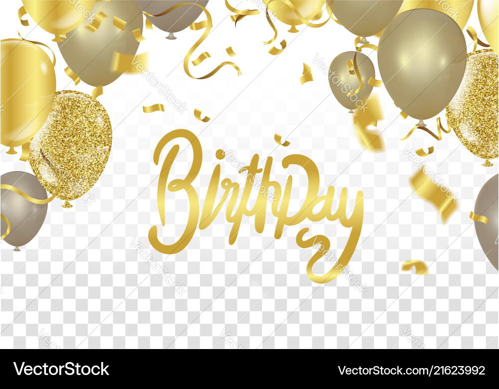 Happy birthday celebration party print design Vector Image