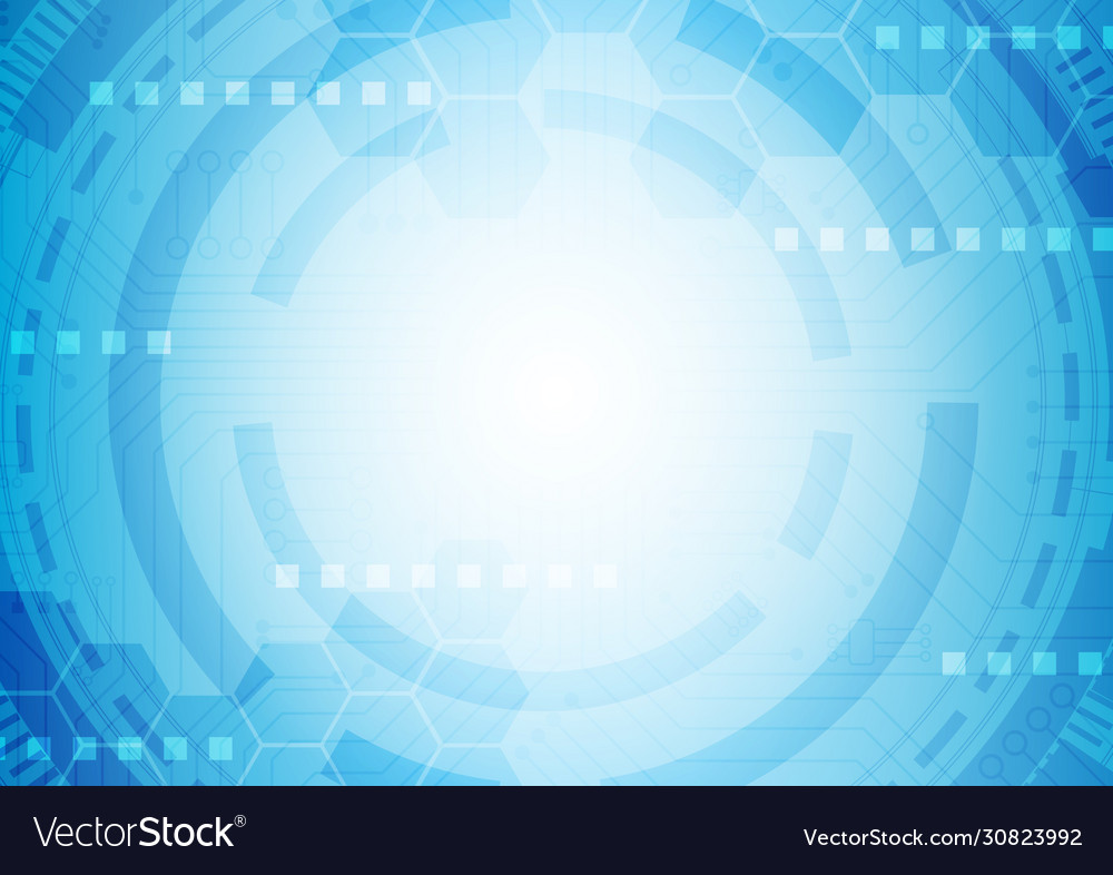 Hexagon technology background Royalty Free Vector Image