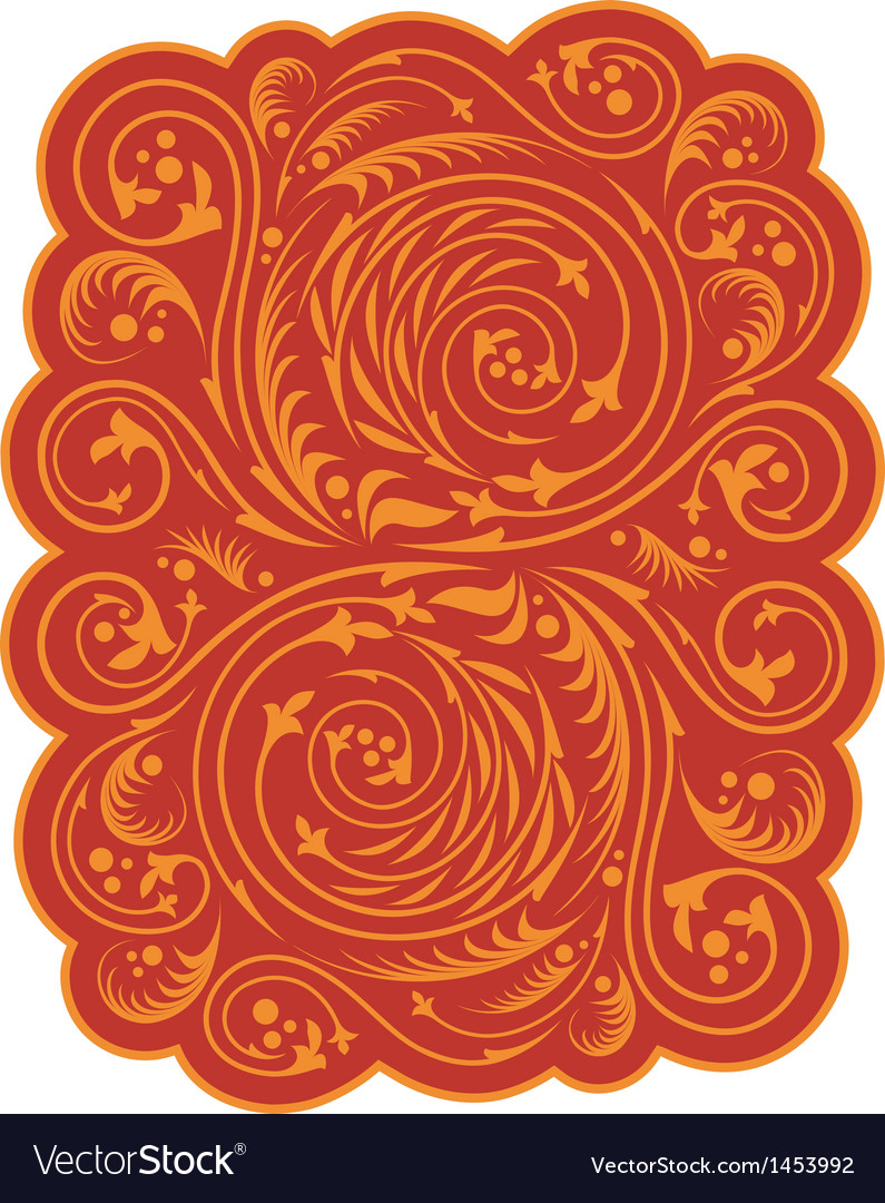 Russian style pattern Royalty Free Vector Image
