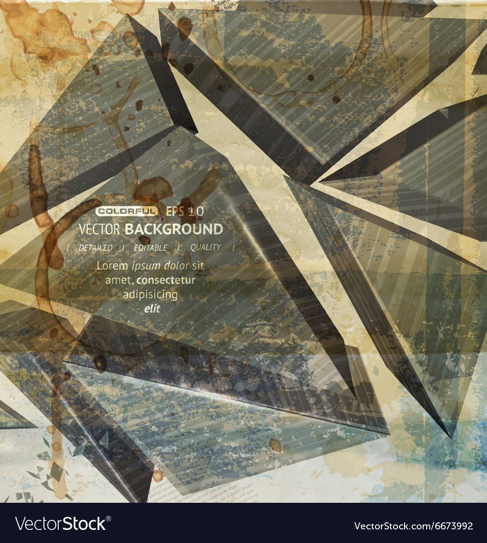 Rustic abstract background Royalty Free Vector Image