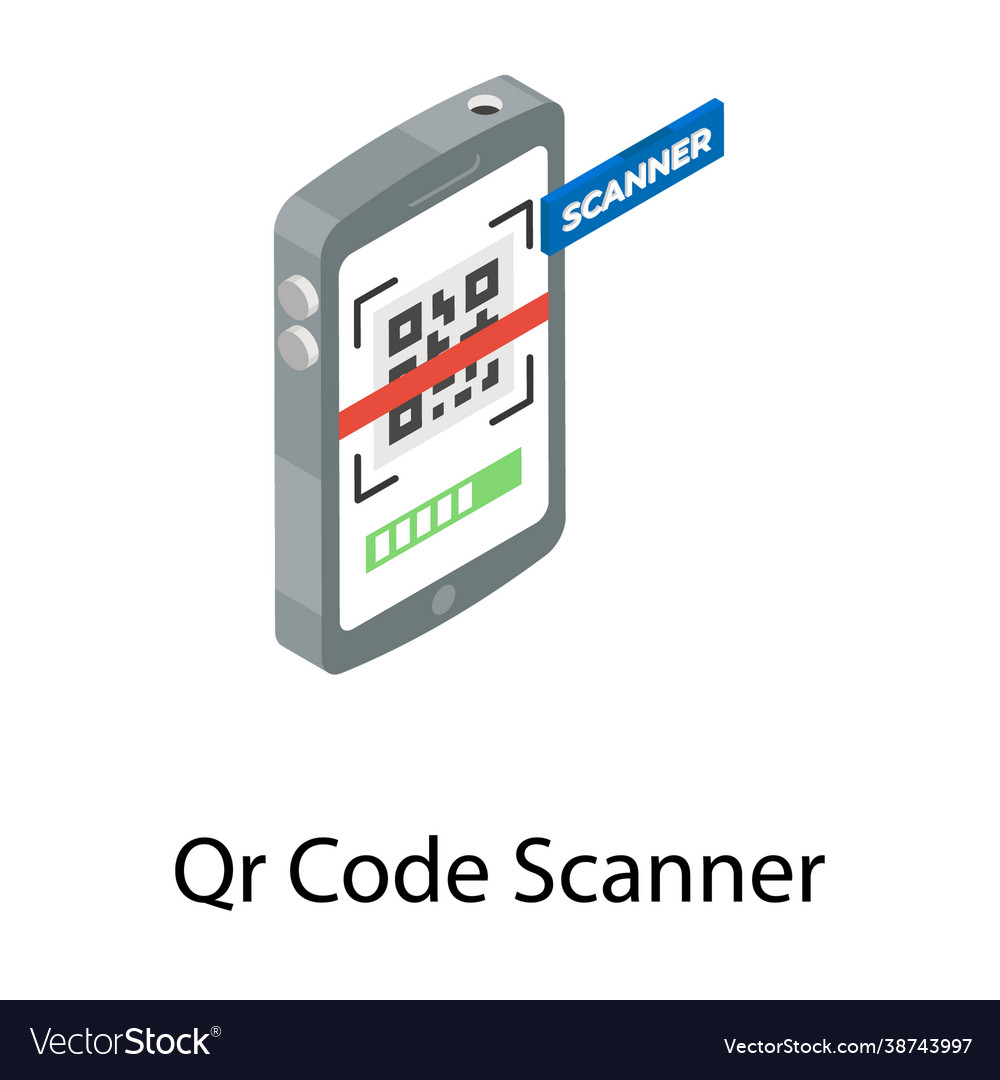 Qr code scanner Royalty Free Vector Image - VectorStock