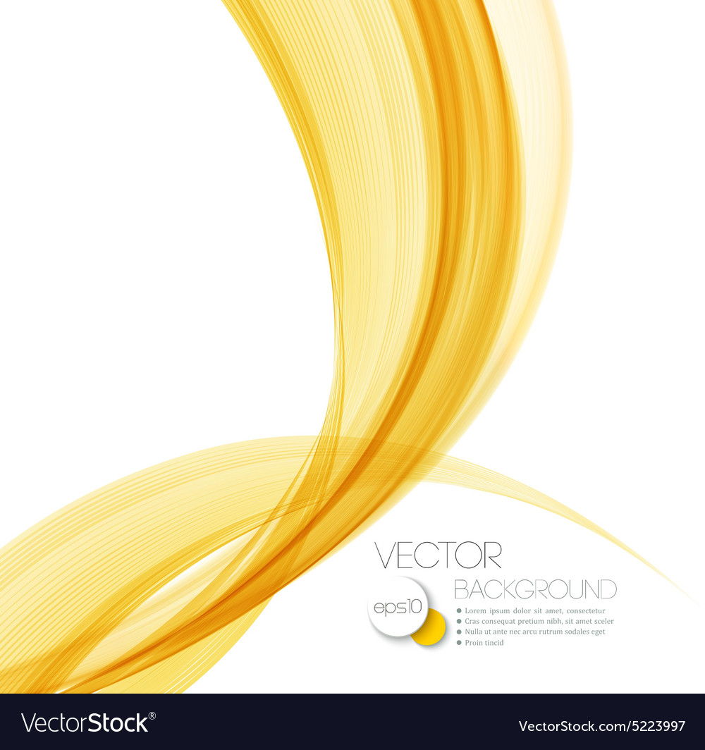 Smooth wave stream line abstract header layout Vector Image