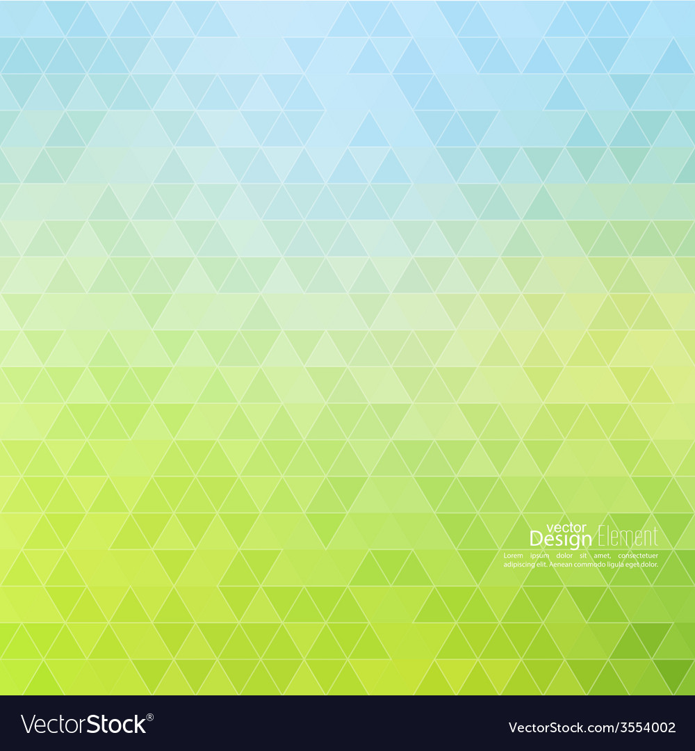 Creative abstract triangle pattern polygonal Vector Image