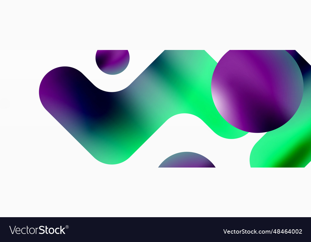 Gradient geometry minimalist fusion of lines Vector Image