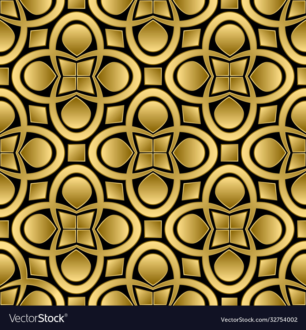 Linear abstract seamless pattern Royalty Free Vector Image