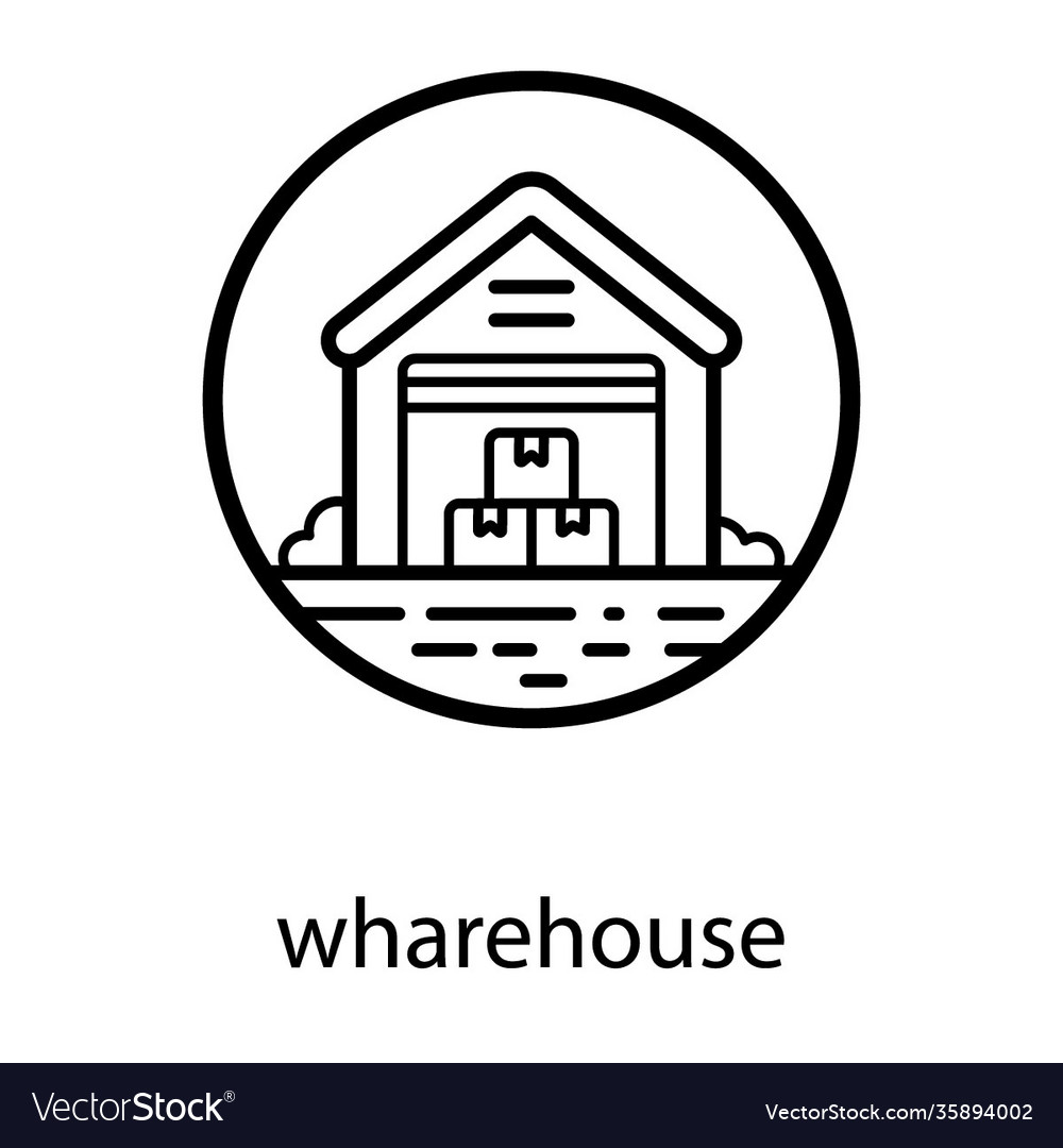 Warehouse Royalty Free Vector Image - VectorStock