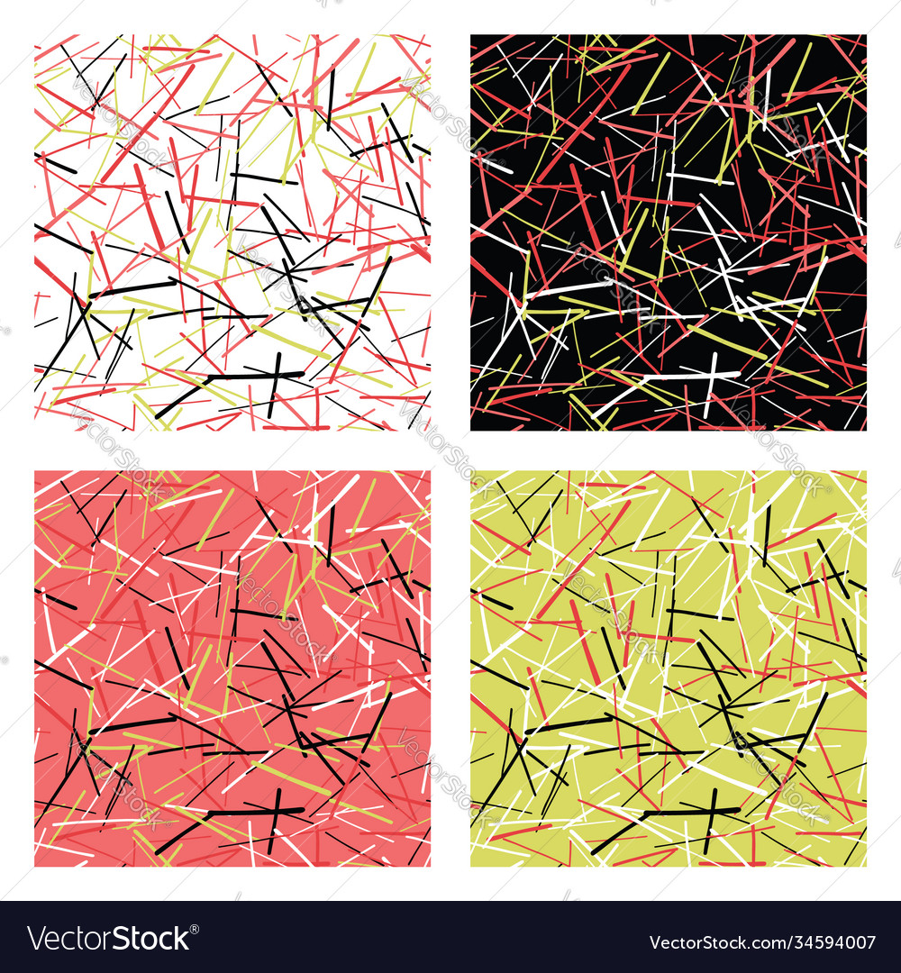 Abstract seamless pattern set texture background Vector Image