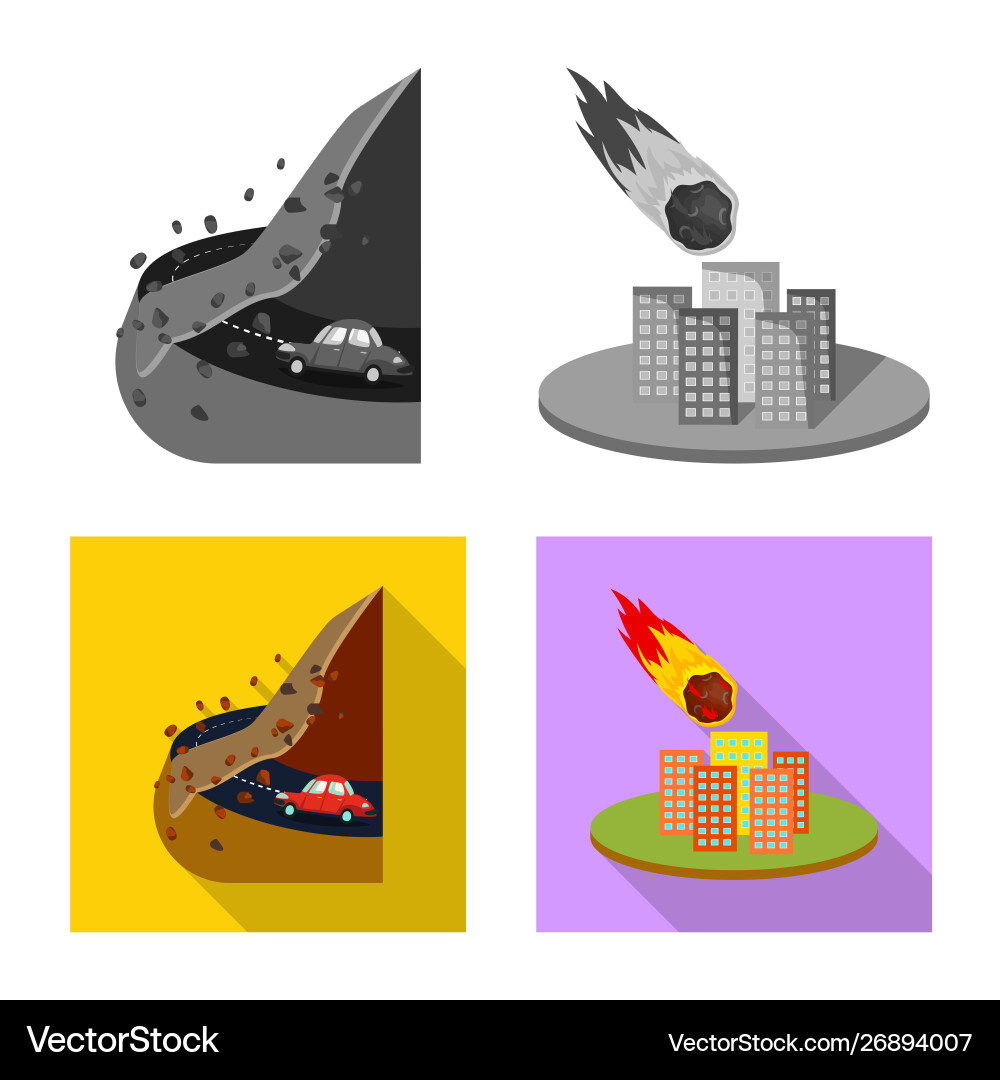 Design weather and distress symbol Royalty Free Vector Image
