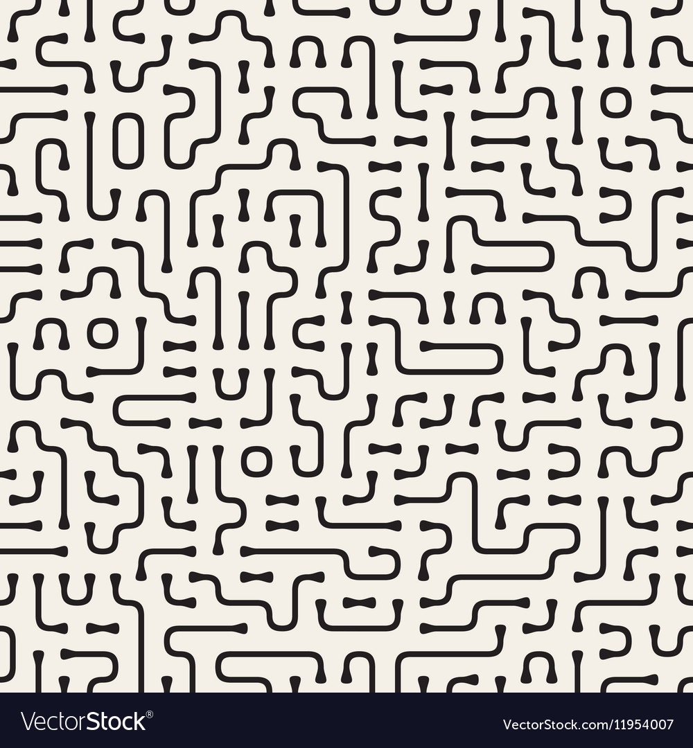 Irregular rounded lines Royalty Free Vector Image