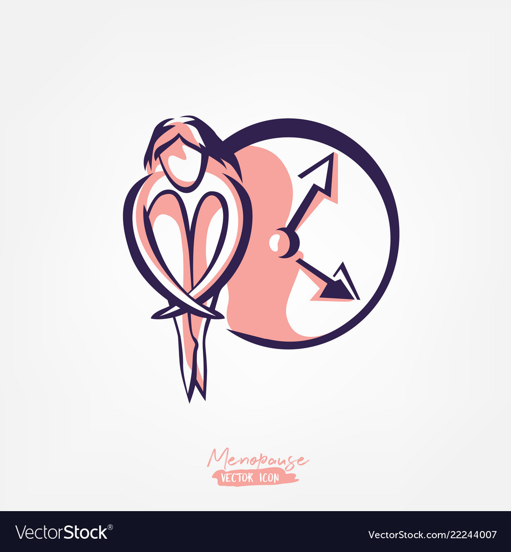 Menopause Icon Royalty Free Vector Image Vectorstock