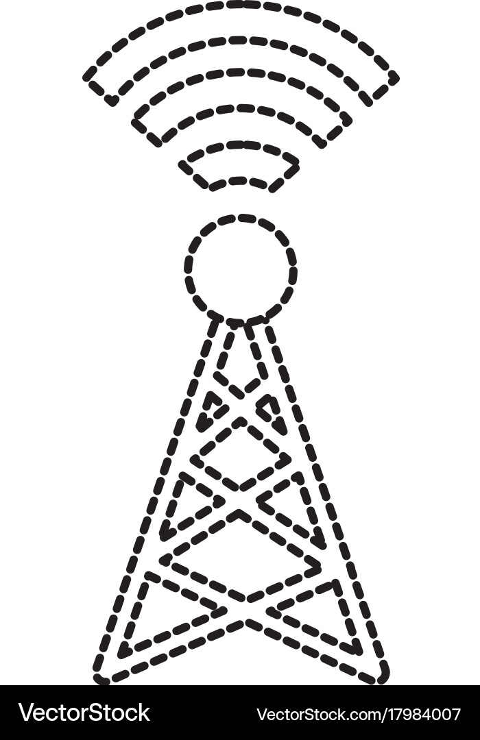 Signal broadcasting radio transmitting and Vector Image