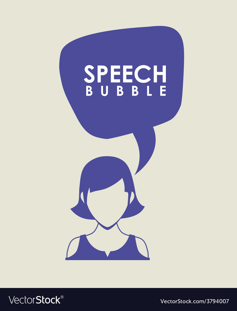 Speech bubbles communication Royalty Free Vector Image