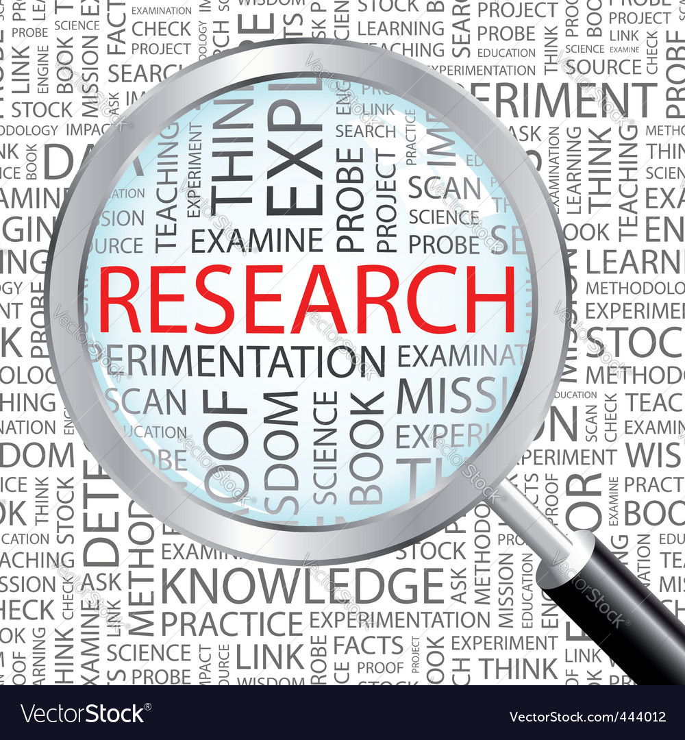 Research Royalty Free Vector Image - VectorStock