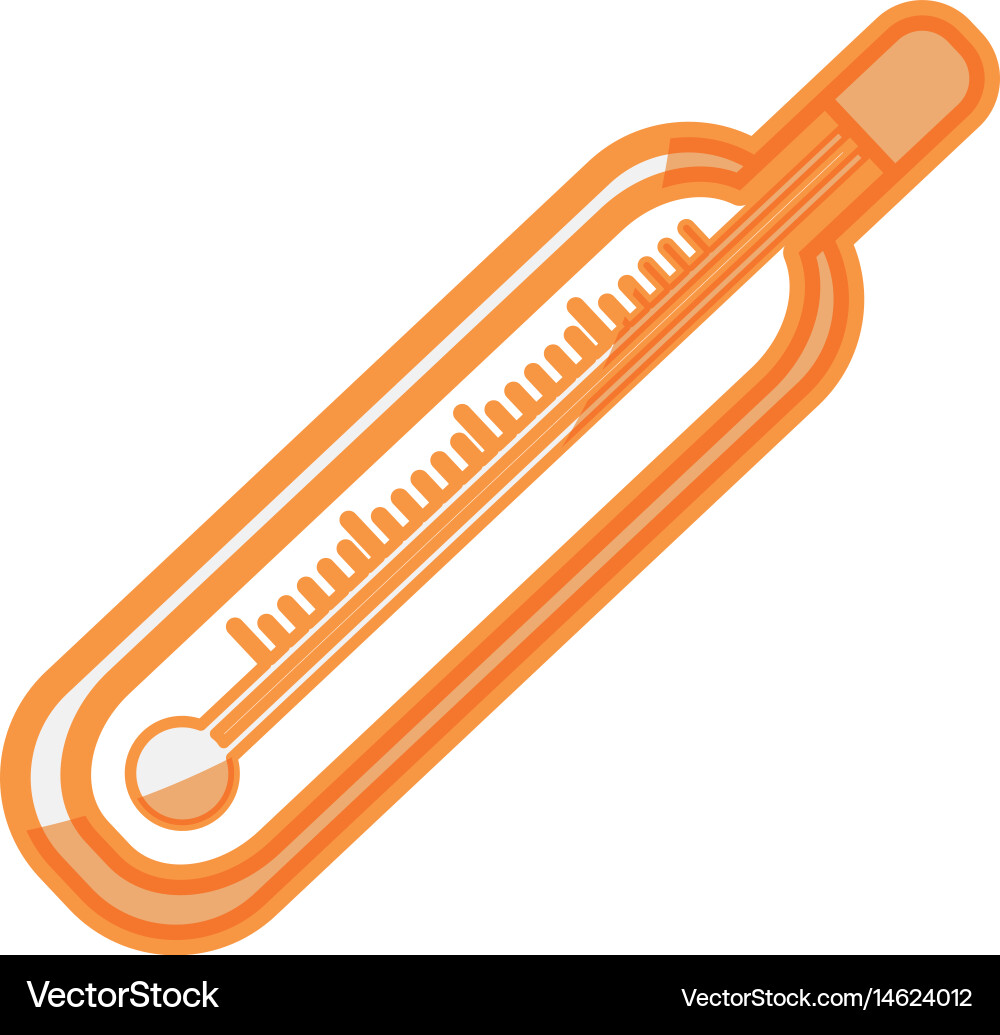 Thermometer temperature scale Royalty Free Vector Image
