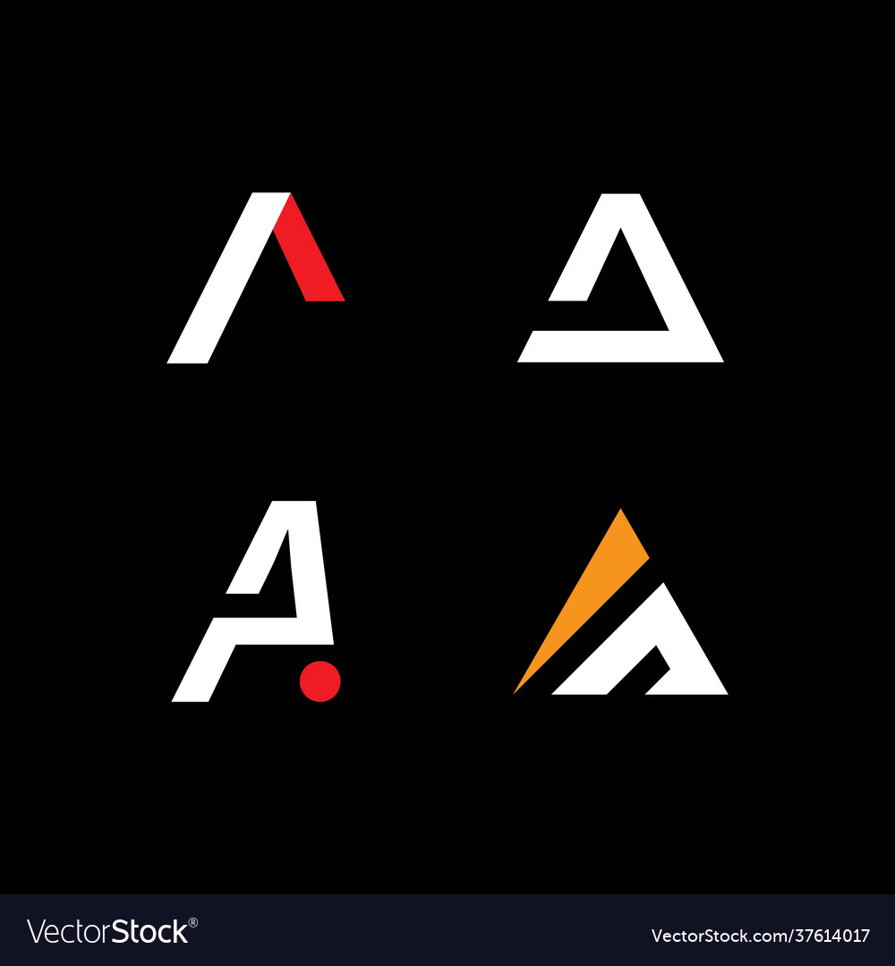 A initial letter Royalty Free Vector Image - VectorStock