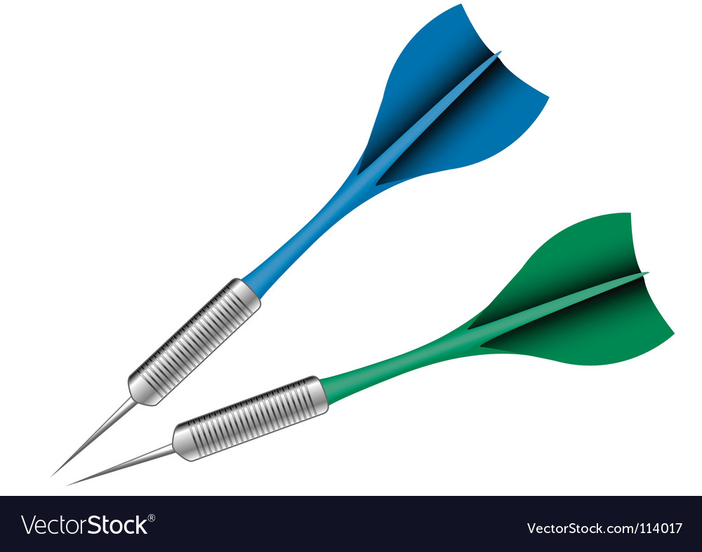 Darts Royalty Free Vector Image - VectorStock