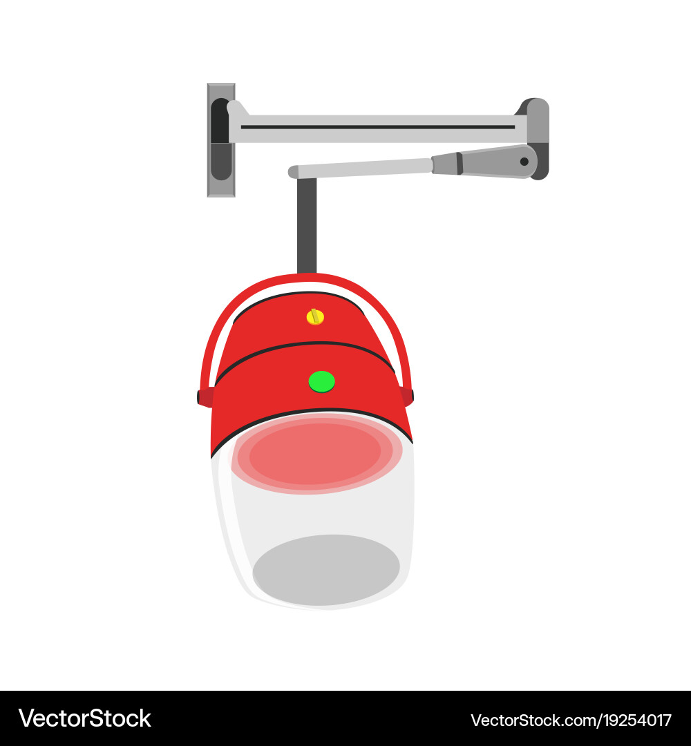 Hair steamer icon dryer iron blender machine Vector Image