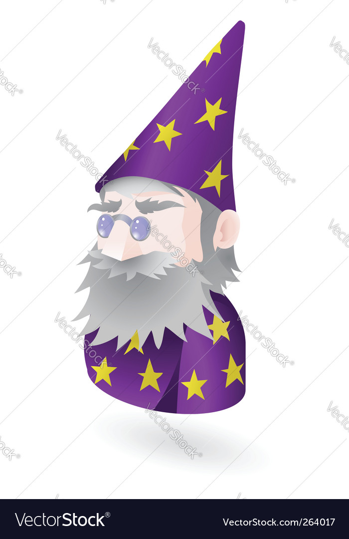Wizard Royalty Free Vector Image - VectorStock