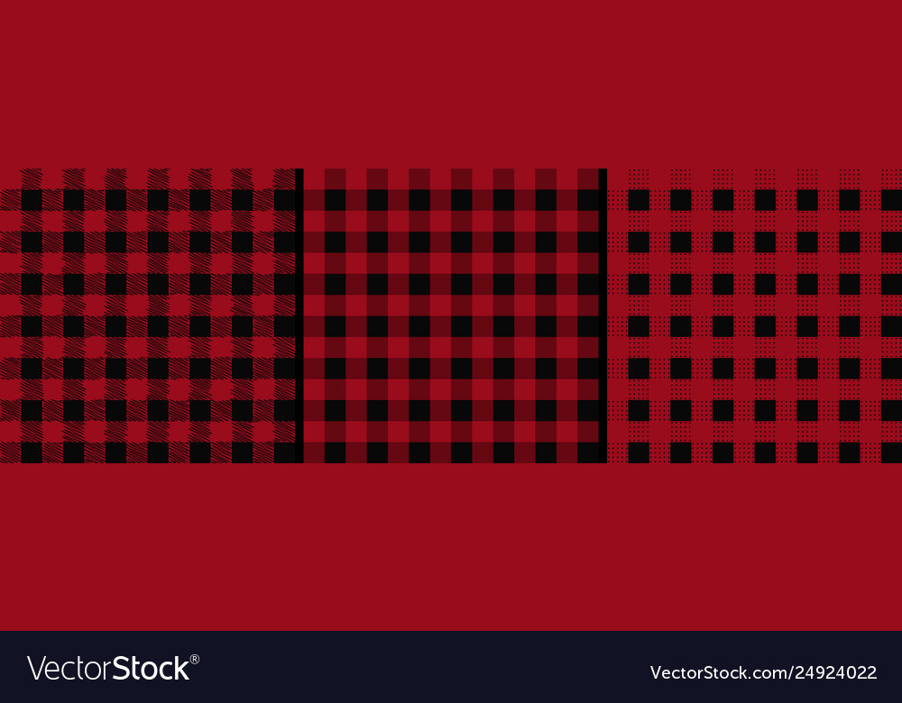 Checked lumberjack seamless pattern Royalty Free Vector