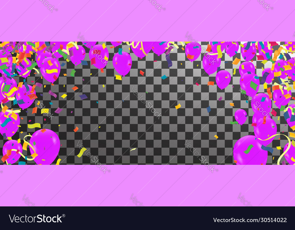 Happy birthday rainbow color typography design Vector Image