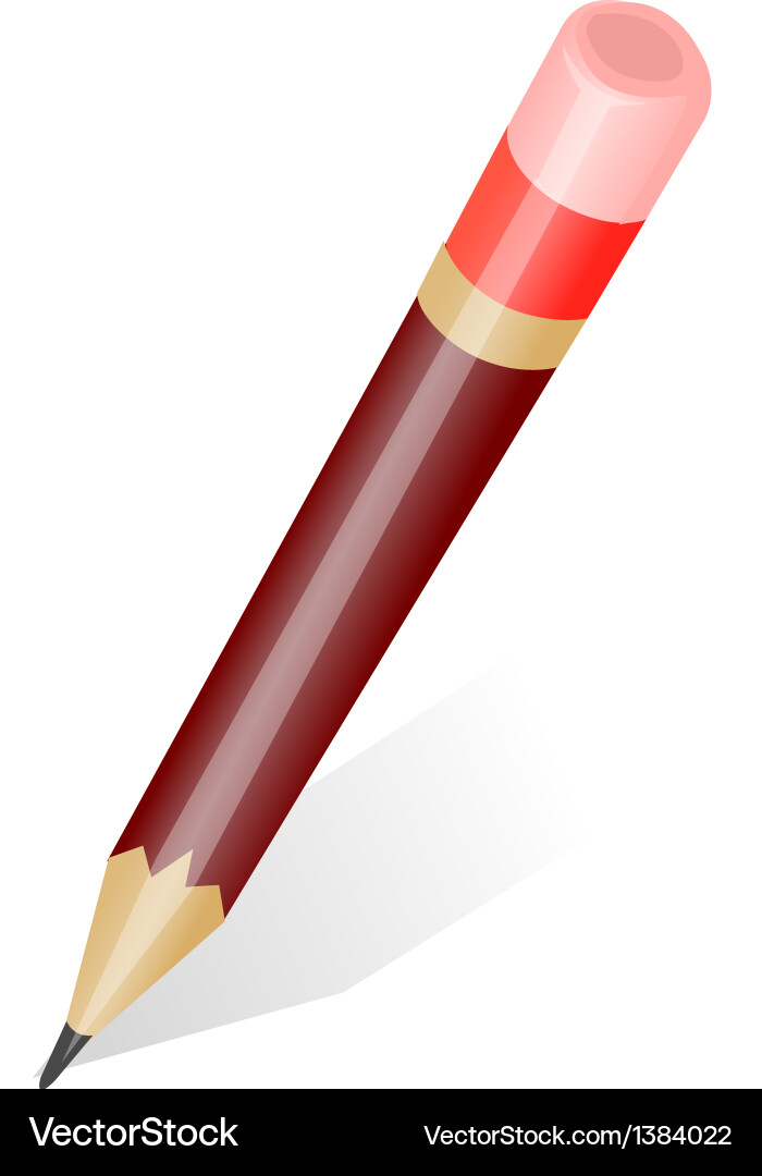 Icon pencil Royalty Free Vector Image - VectorStock