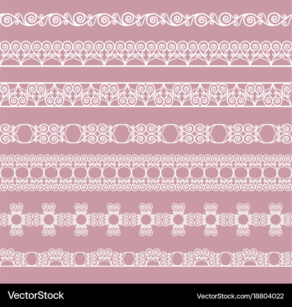 Set of borders Royalty Free Vector Image - VectorStock