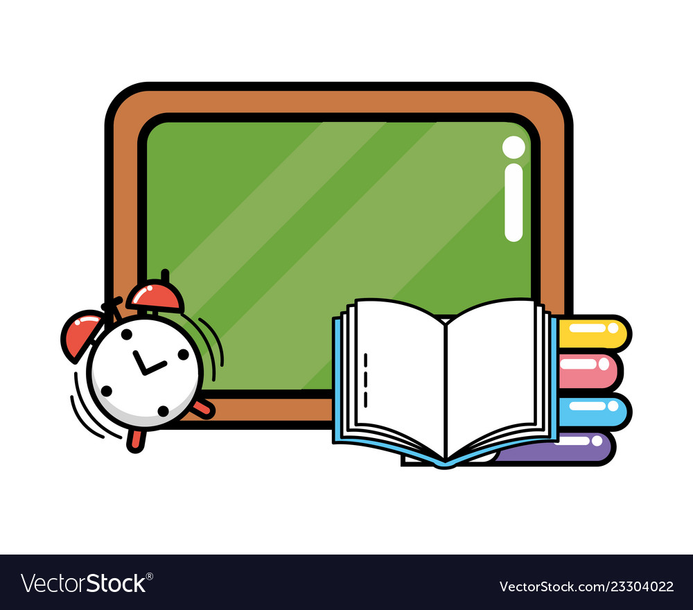 Study element cartoon Royalty Free Vector Image